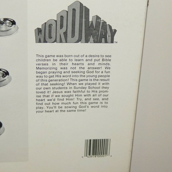 Word Way | Games | Wordway Bible Board Game Vtg 988 Ages 9 | Poshmark